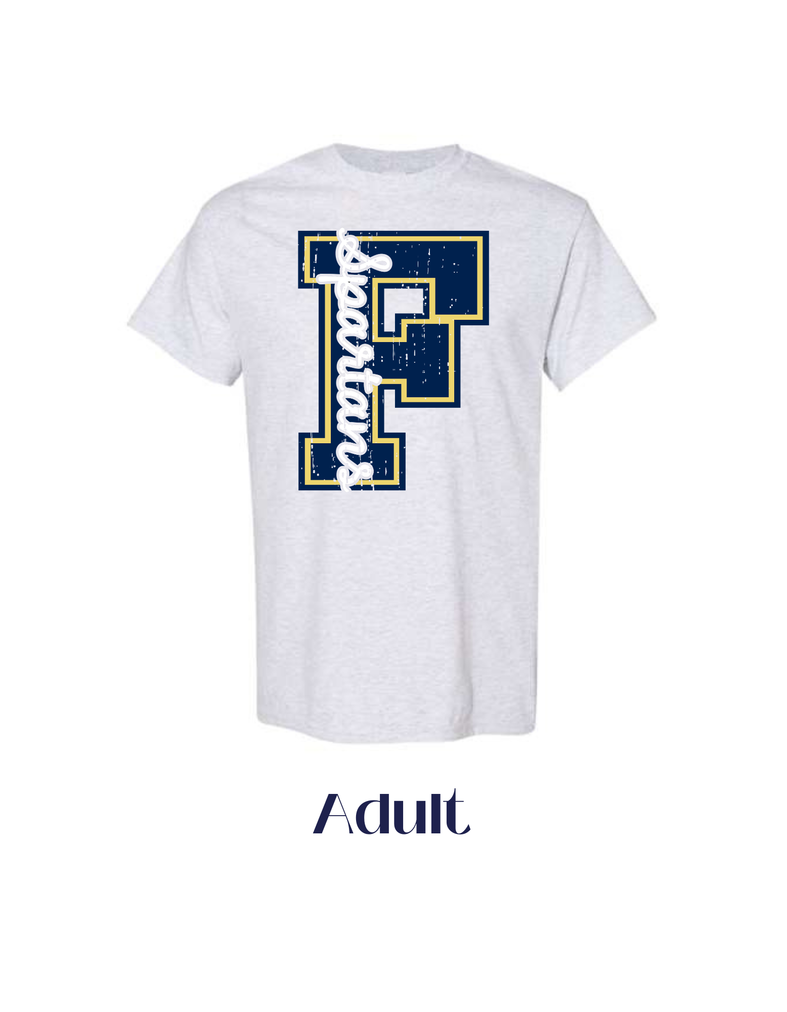 Letterman Spartans Cursive Design (Adult) – Fog + Fern Clothing Co.