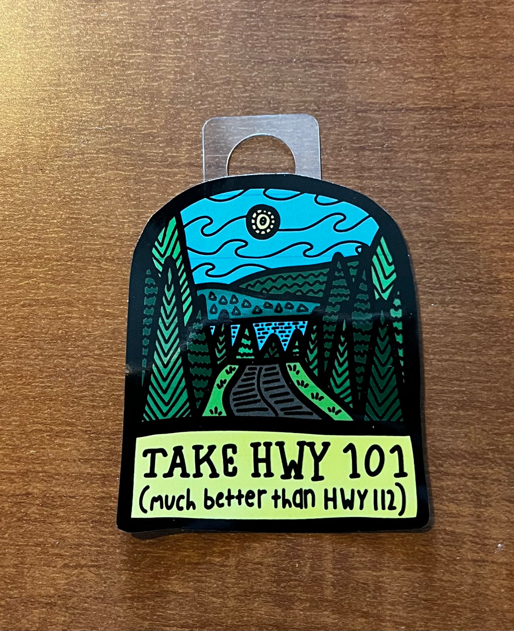 HWY 101 Sticker – Fog + Fern Clothing Co.
